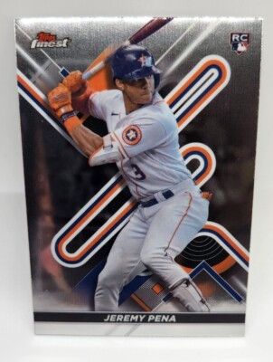 2022 TOPPS FINEST JEREMY PENA ROOKIE CARD #9 RC ASTROS | eBay