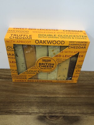 Ford Farm British Cheese Selection Box 6 Cheeses 1.2kg Christmas Gift ...