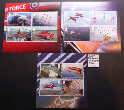 GB 2024~Red Arrows~60 Seasons~(12)~MNH~Booklet~Stamp Set~ex CY4~~issue ...