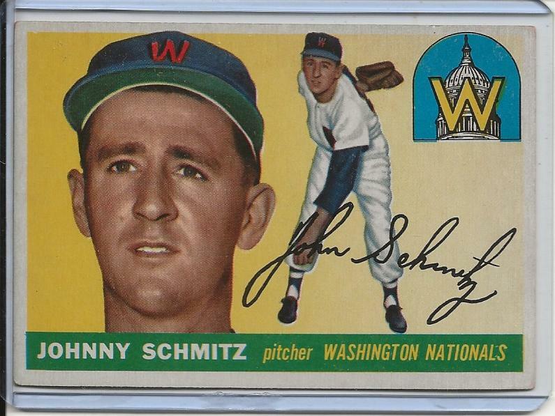 1955 Topps - Johnny Schmitz #159 for sale online | eBay