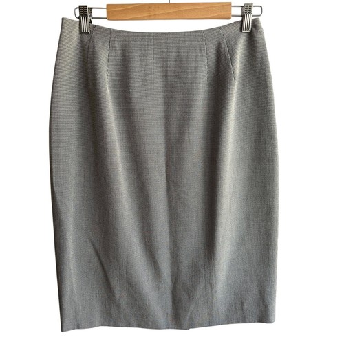 Levine Classic Pencil Skirt Gray Houndstooth Career Retro Classic Size ...