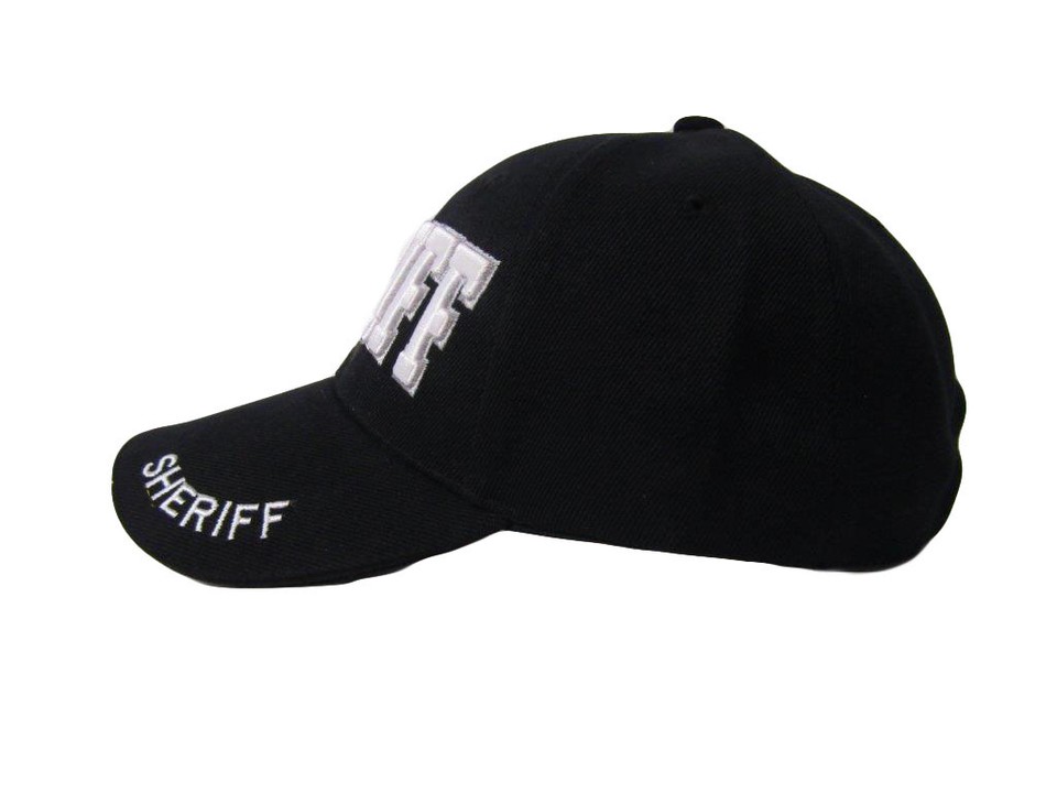 Sheriff Law Enforcement Police Badge Shadow 3D Embroidered Cap Hat | eBay