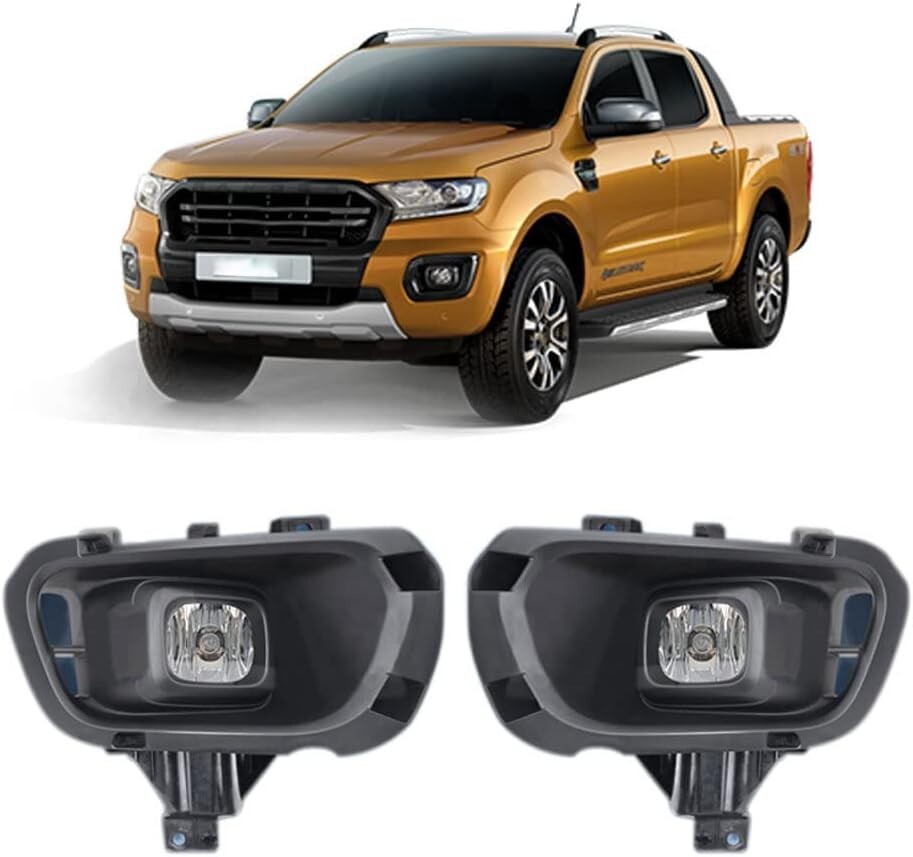 For 2019-2020-2021 Ford Ranger Fog Lights Lamps with Assembly Set L&R ...