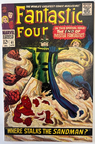 Fantastic Four #61 FINE/ VERY FINE (Marvel Comics April 1967) | eBay