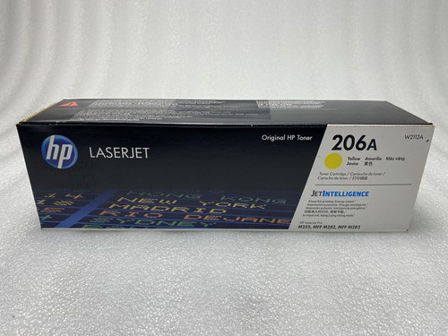 Genuine HP 206A LaserJet Toner Cartridge - Yellow (W2112A) | eBay