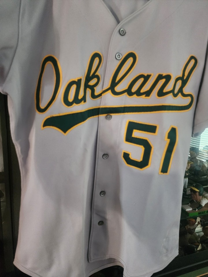 Oakland A's Athletics Eric Plunk Game-used World Series Jersey 1988 | eBay