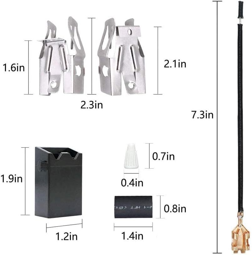 For GE Hotpoint Kenmore RCA Stove Burner Terminal Receptacle Kit ...