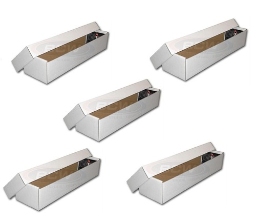 5 BCW 800 Count Trading & Game Card Storage Boxes (2-Piece) | eBay