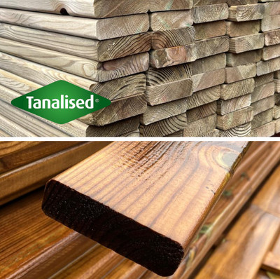 3x1 Inch 19x69mm Timber Landscaping Battens Lath Treated Wood Batten ...