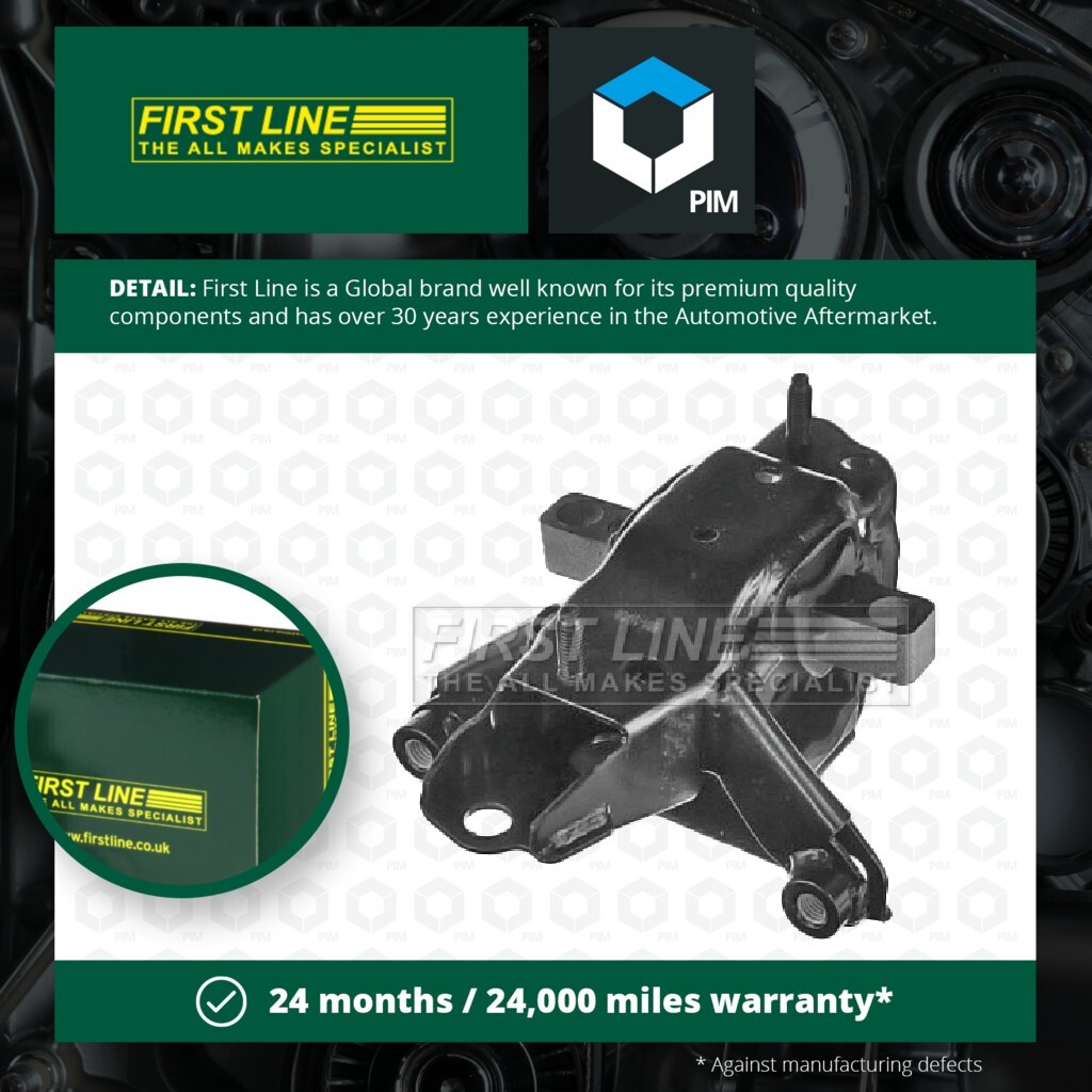 First Line FEM3855 Engine/Transmission Bush/Mount for sale online | eBay