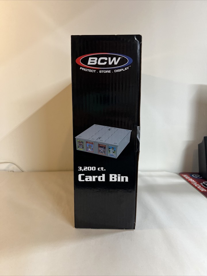 Card Organizer Card Sorter BCW 3,200 Collectible Card Bin - Gray 4 Rows ...