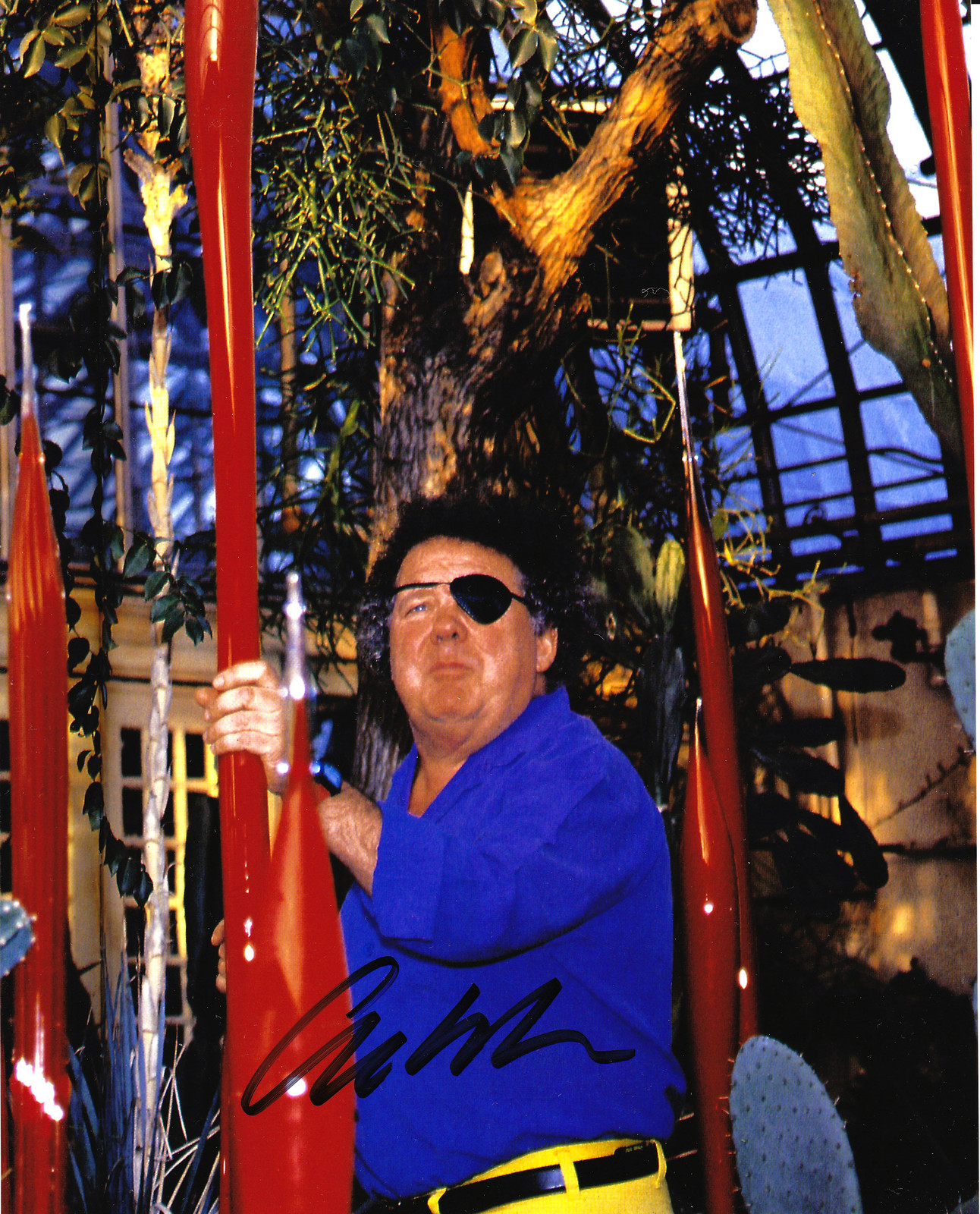 DALE CHIHULY WORLD RENOWNED GLASS ARTIST HAND SIGNED AUTOGRAPHED PHOTO ...