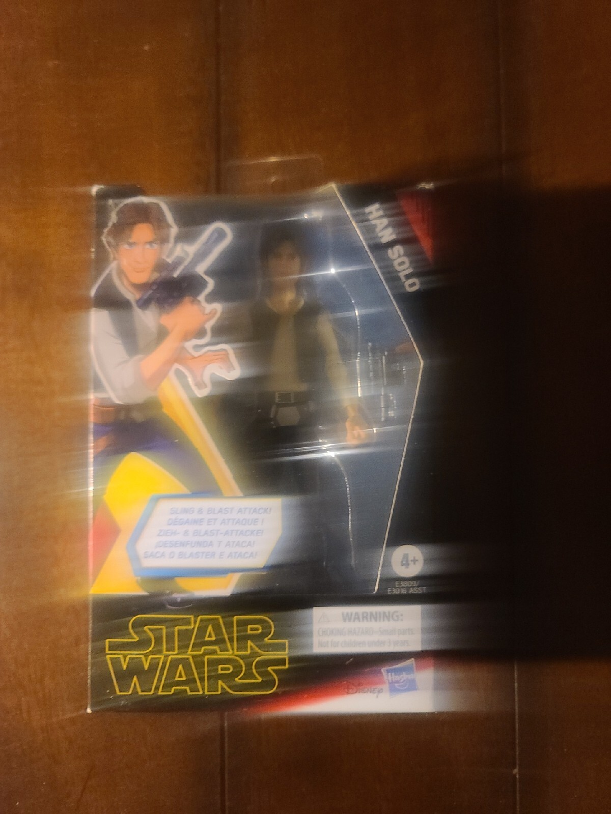 Hasbro Star Wars Galaxy of Adventures Han Solo Toy Action Figure ...