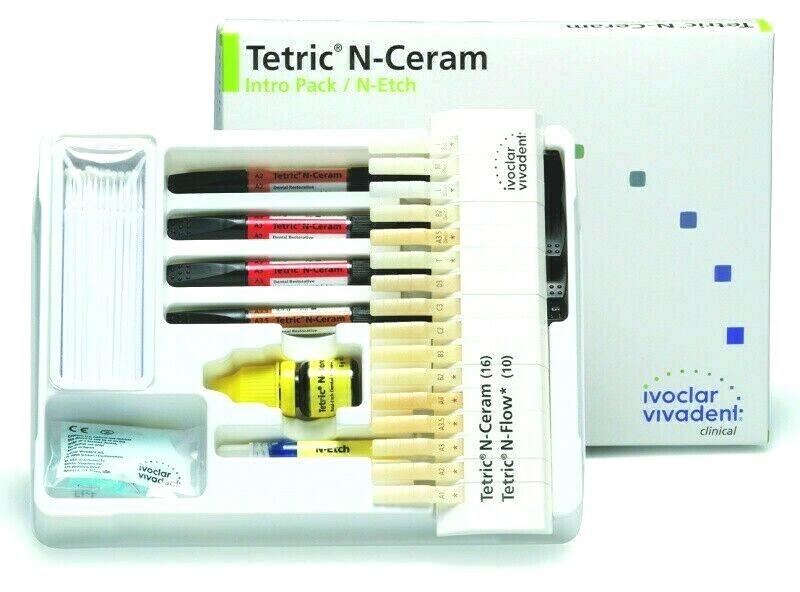 Tetric N-Ceram Composite resin intro Kit 4 x 3.5 g Bond 1 Bottle ...