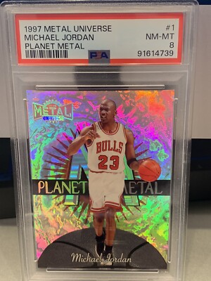 1997 MICHAEL JORDAN **METAL UNIVERSE PLANET METAL** CHICAGO BULLS | eBay