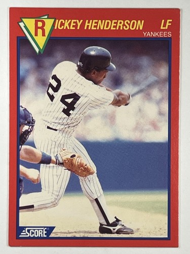 Rickey Henderson #45 1989 Score - Superstar New York Yankees | eBay UK
