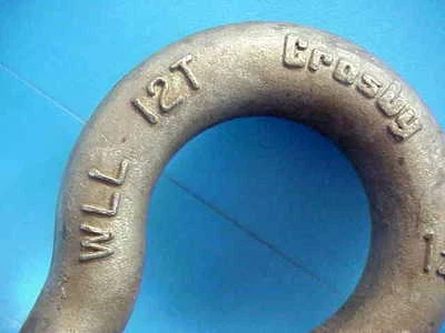 NEW Crosby Galvanized 12T Shackle 12 Ton | Grelly USA