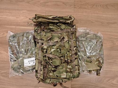 British Army Issue MTP Multicam Virtus 90L Bergan Rucksack Short ...