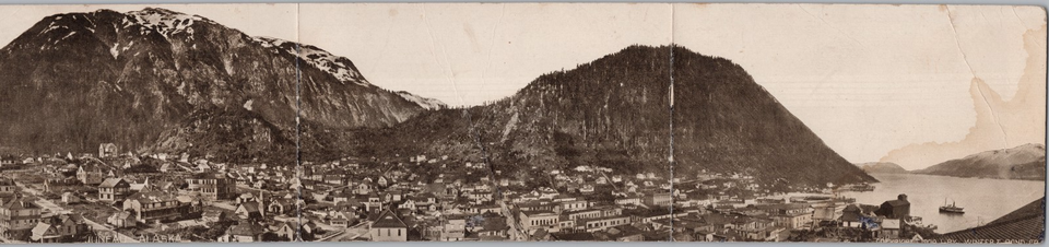 Juneau Alaska Panoramic Winter & Pond Tri-Fold Postcard H81 | eBay