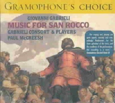 Gabrieli, Giovanni : Gabrieli: Music for San Rocco (1608) /Ga CD ...