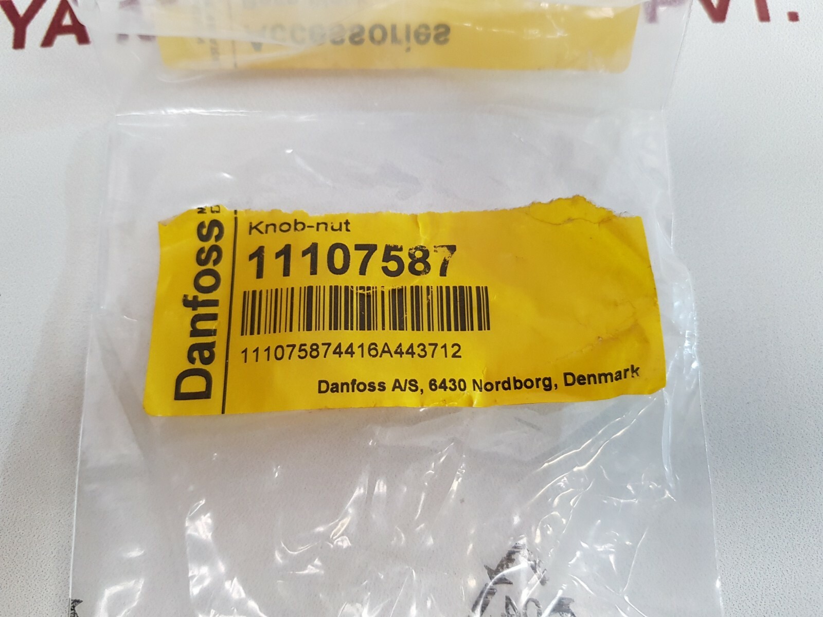 Danfoss 11107587 Base-black Knob-nut With Control Lever for sale online ...