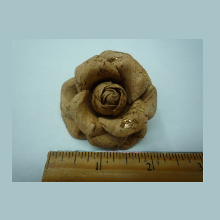 M&S Schmalberg 2" Genuine Cork Rose Flower Lapel Pin Made in USA | eBay