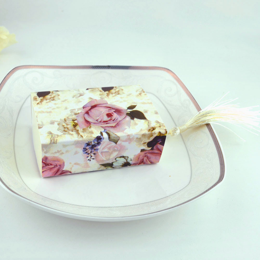 10/20/50/100Pcs Drawer Design Favor Tassel Gift Box Candy Boxes Wedding ...