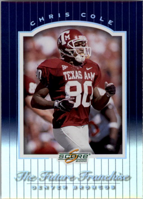 2000 Score Future Franchise #FF28 Chris Cole Terrell Davis - NM-MT | eBay