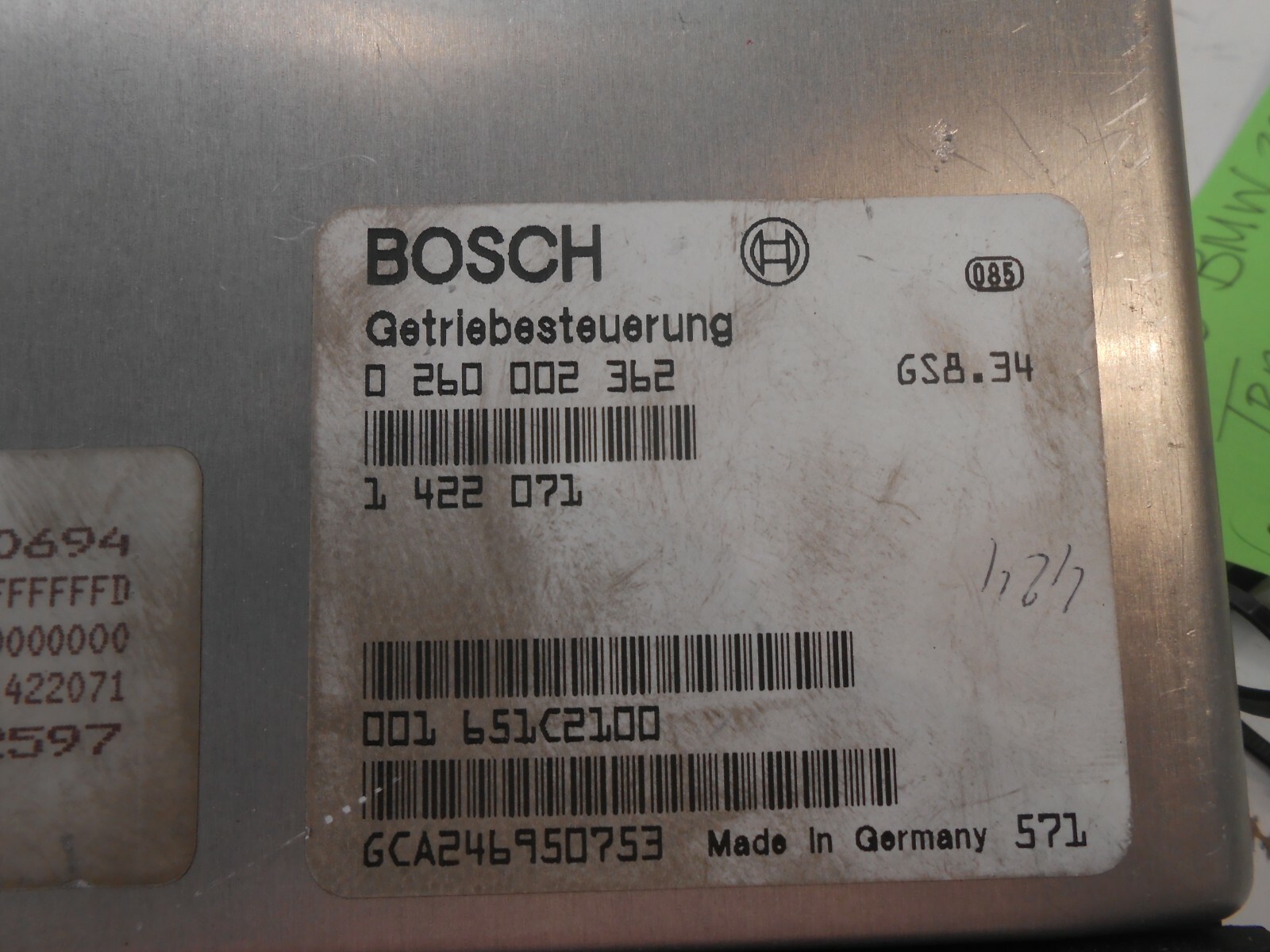 1996 BMW 328I TRANSMISSION CONTROL MODULE BOSCH OEM 0260002362 SK0275 ...