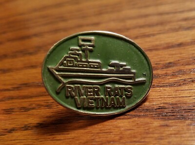U.S. NAVY VIETNAM RIVER RATS BOAT PIN | eBay