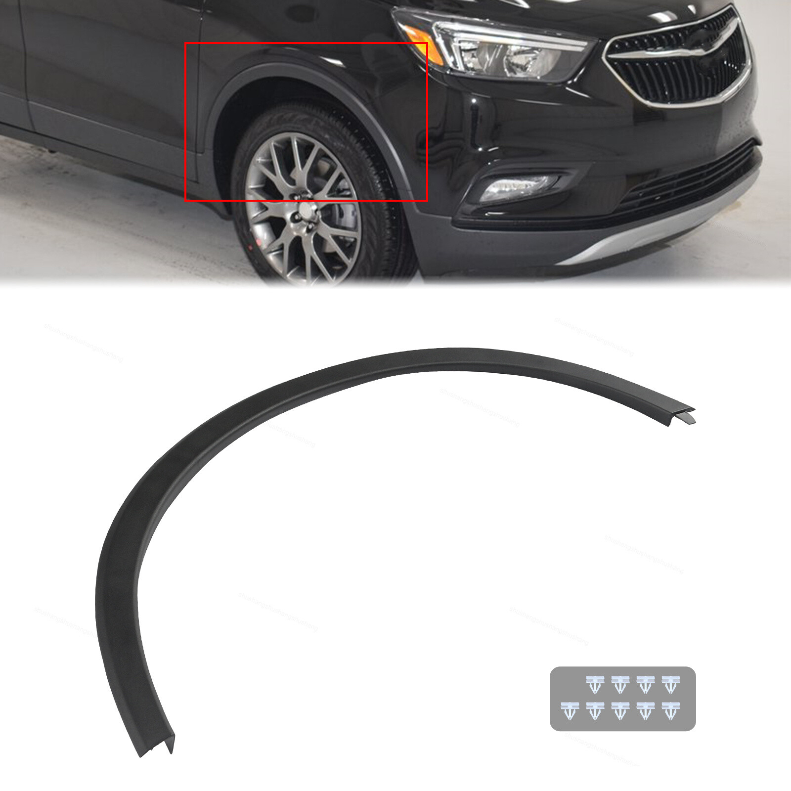 Front Wheel Arch Molding Trim for 2013-2022 Buick Encore Right Side ...