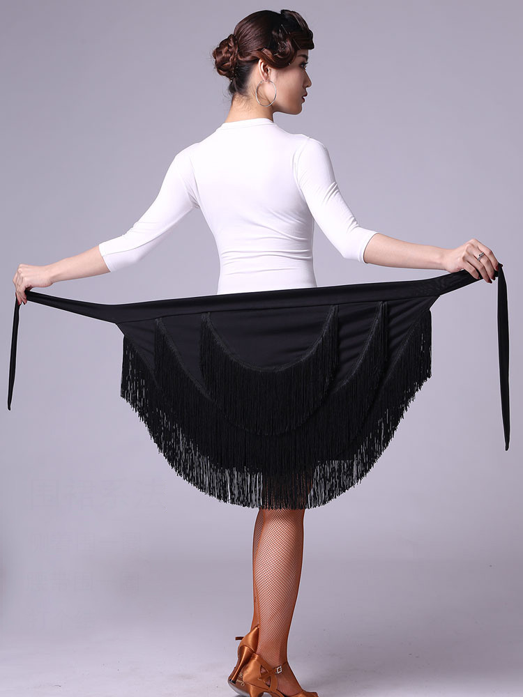 Women Fringe Latin Salsa Cha Cha Paso Double Ballroom Exercise Dance ...