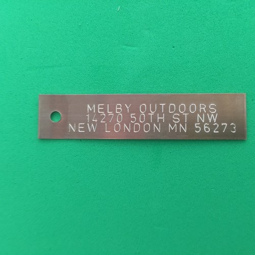 QTY 300-ENGRAVED COPPER TRAP TAGS/TRAPPING SUPPLIES/TRAP/ANIMAL TRAP ID ...