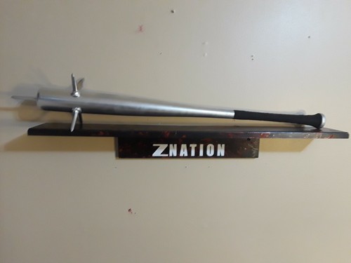 Z Nation Addy's Zombie Basher Bat full size real wooden painted with ...