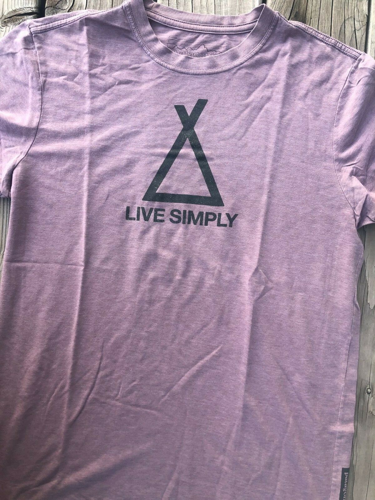 Patagonia Mens Live Simply Tee Pee T-Shirt-Medium - Gem
