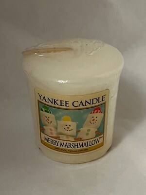 YANKEE CANDLE VOTIVE~~Merry Marshmallow Hard To Find Christmas | eBay