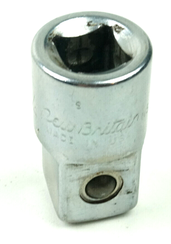 New Britain 1/2" F to 3/4" M Chrome Increasing Socket Adapter NS-82 USA ...