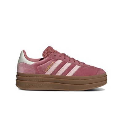 Adidas Originals Gazelle Bold Preloved Crimson Sandy Pink Women Shoes ...