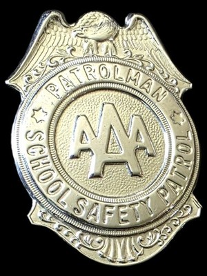 Vintage AAA School Safety Patrol Badge | eBay