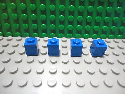 Lego 4 Blue 1x1 brick block NEW | eBay