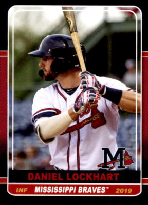 2019 Mississippi Braves Grandstand #18 Daniel Lockhart Nashville ...
