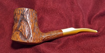Italian hand-crafted Lorenzo estate pipe - beautiful smoking pipe and ...
