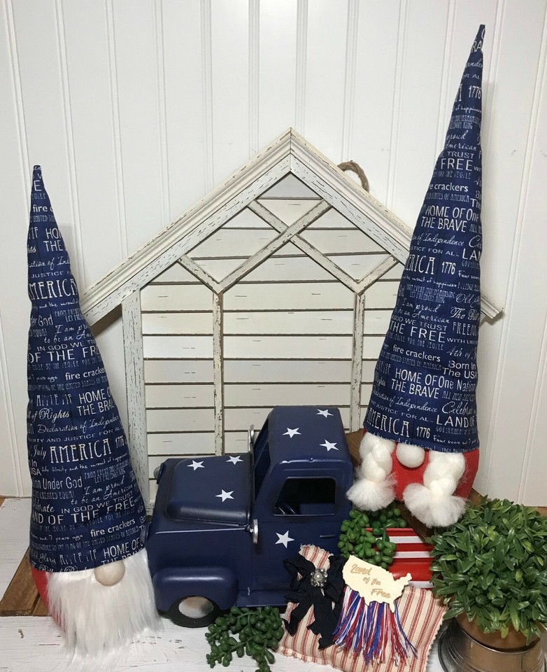 Patriotic Gnome Fourth Of July USA America President 2020 Handmade | eBay