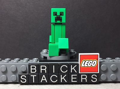 NEW! LEGO Minecraft CREEPER Green Enemy Minifigure AUTHENTIC | eBay