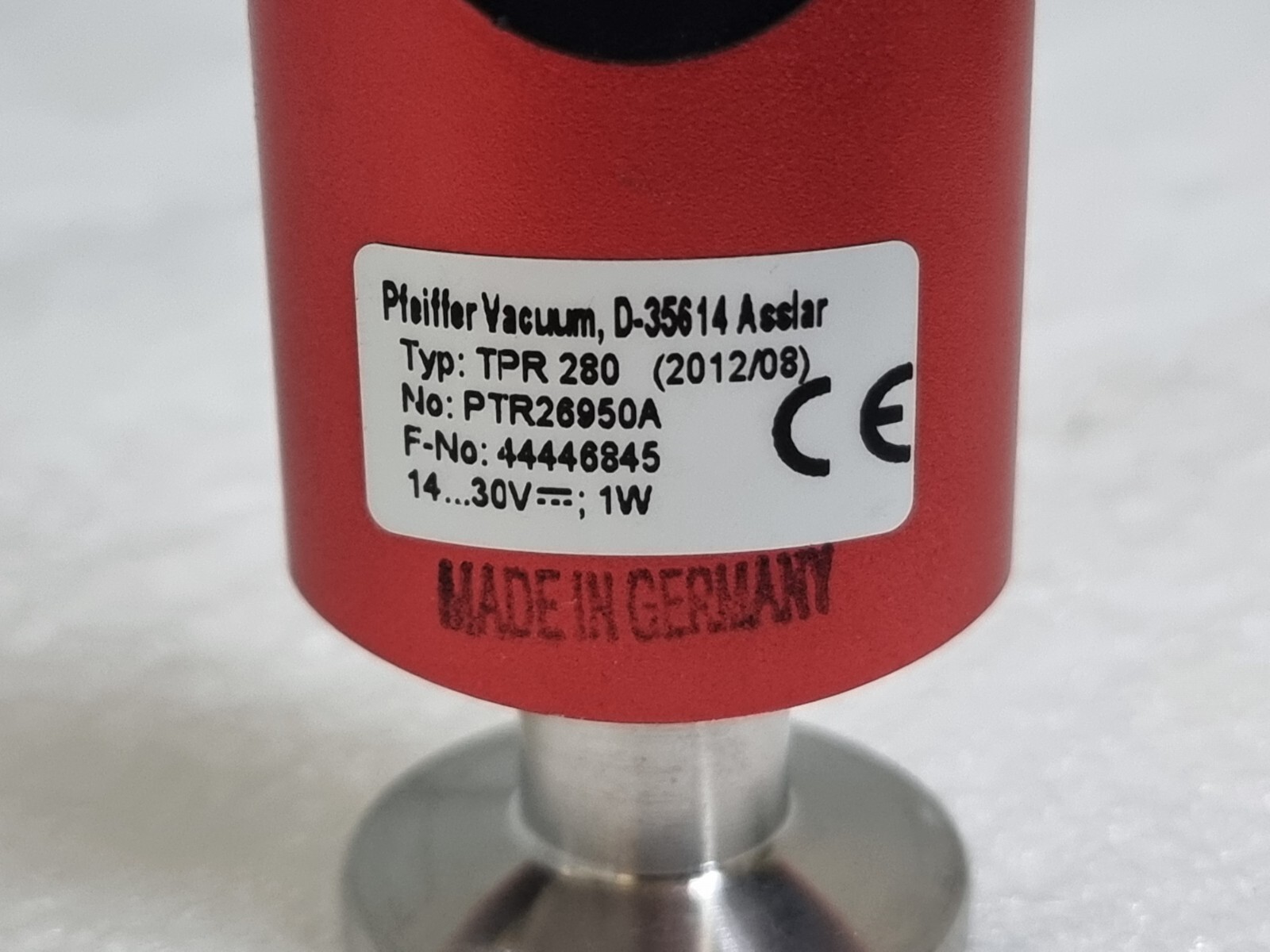 Pfeiffer Vacuum TPR 280 PTR26950A Pirani Gauge Sensor Trasmitter for ...