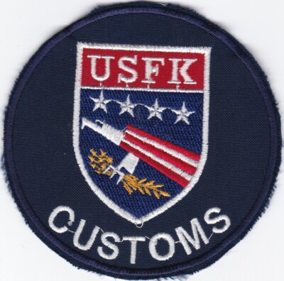 USAF Security Police USFK Customs Inspector Osan AB Korea Patch #6 | eBay