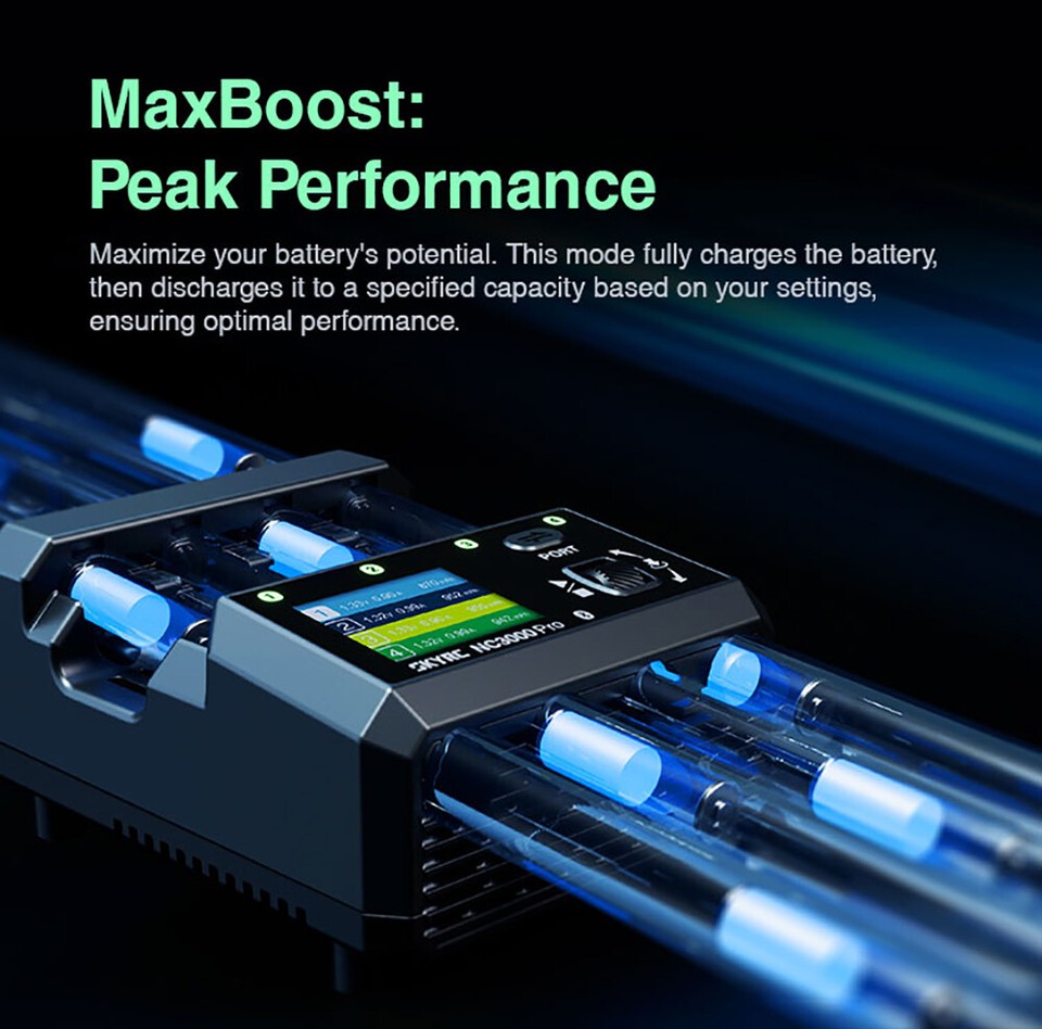 SkyRC NC3000 Pro NiMH NiCd Battery Charger LED APP Control Smart ...