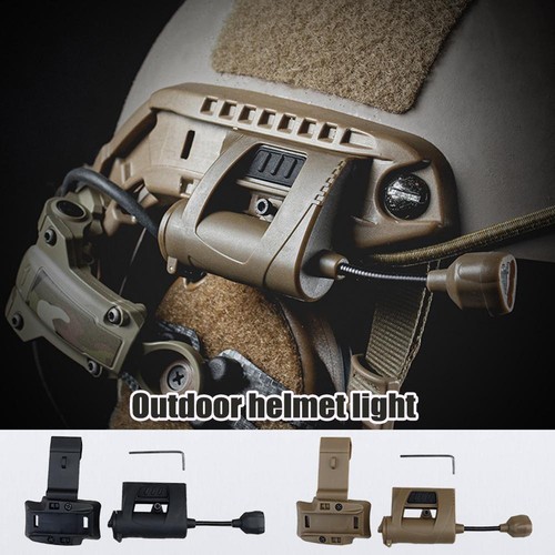Tactical Helmet Light 3 Modes LED Airsoft Helmet Torch Flashlight Lamp ...