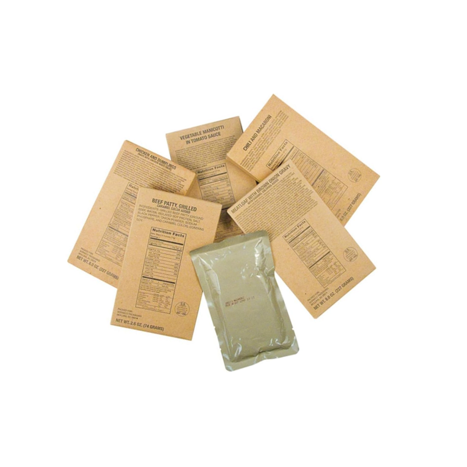 MRE Meals Military Bulk Emergency Survival Meals Ready-To-Eat Camping ...