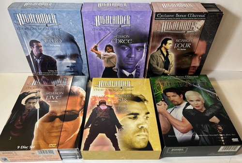 Highlander DVD TV Series Season 2, 3, 4, 5, 6 & The Raven Missing ...
